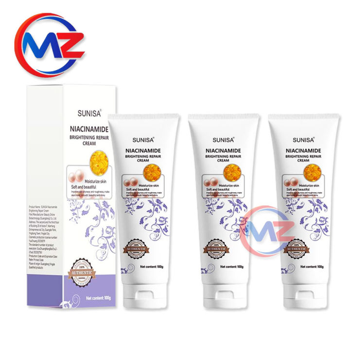 ( SET OF 3 ) SUNISA NIACINAMIDE BRIGHTENING REPAIR CREAM Moisturizing ...