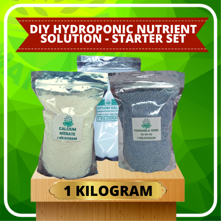 1KL - DIY HYDROPONIC NUTRIENT SOLUTION (UNIK) - STARTER SET MAI SPACE ...