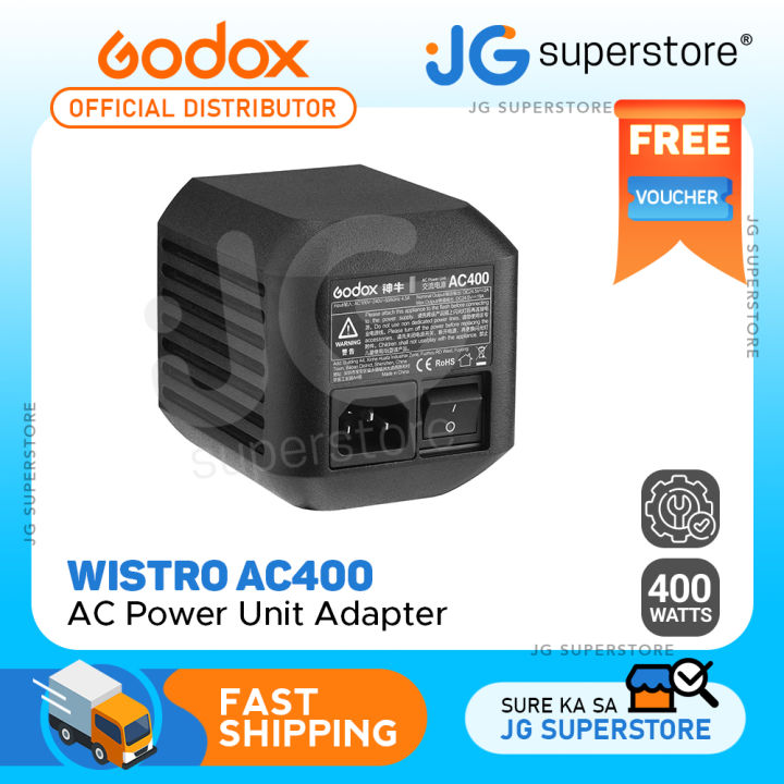Godox Wistro AC400 400W AC Power Unit Source Adapter for AD400 Pro ...