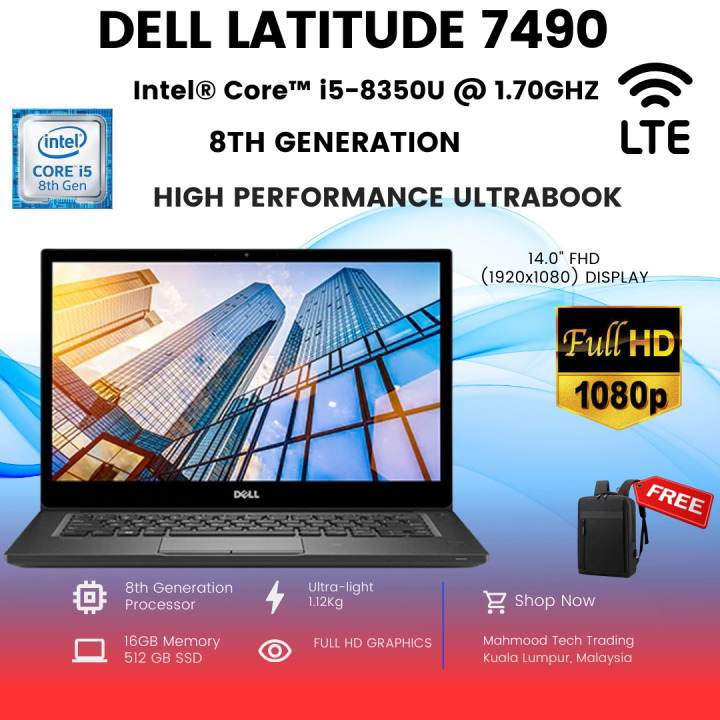 FOR STUDENTS AND OFFICE WORK DELL LATITUDE 7490 7290 CORE i7 CORE i5 ...