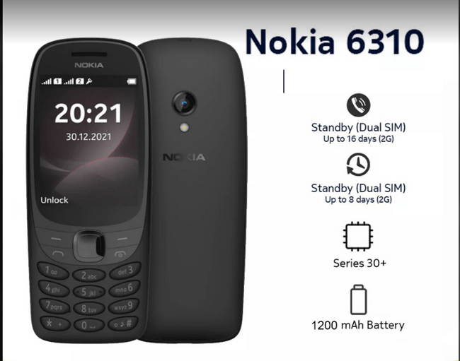 NOKIA 6310 Feature Phone Dual SIM Standby Basic Mobile Phone Keypad | Lazada PH