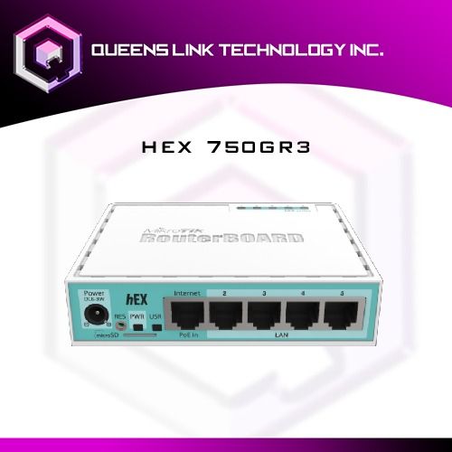 Mikrotik hEX RB750gr3 5x Gigabit Ethernet | Lazada PH