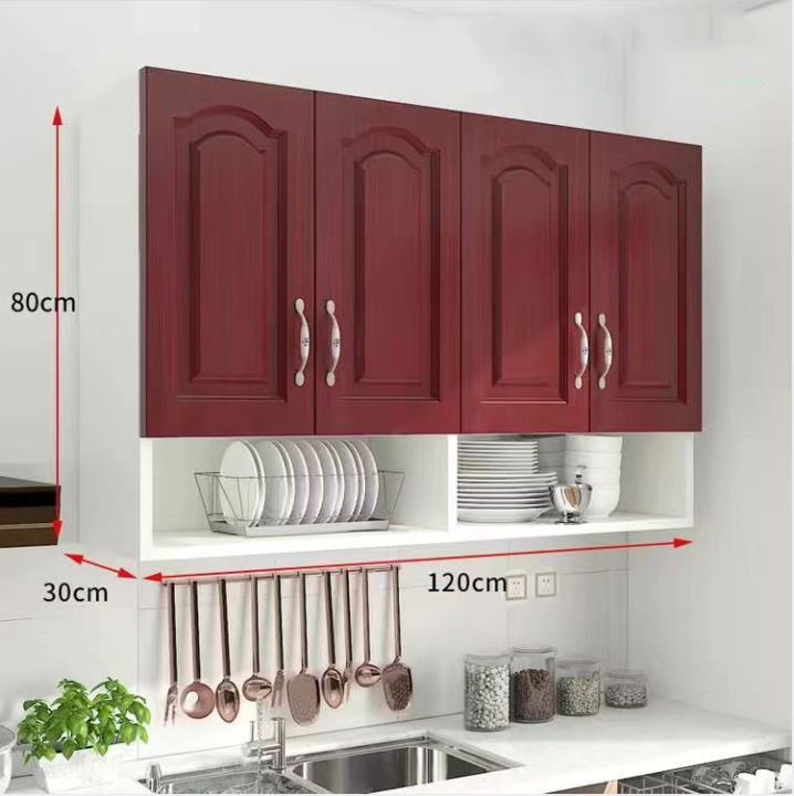 Ready Stock- Kitchen Wall Cabinet Hanging Cabinet Top Kitchen Storage ...