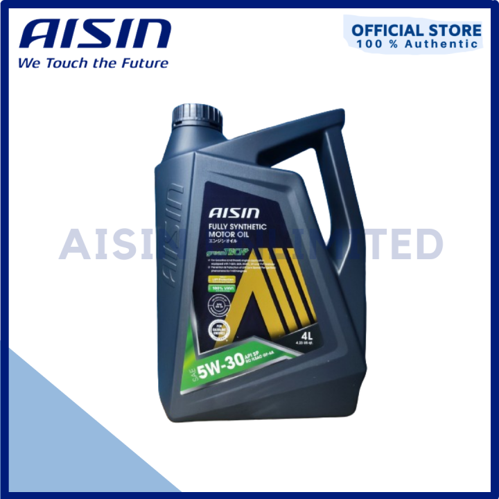 Aisin 5W30 FULLY SYNTHETIC Motor Oil (GAS / DSL) 4Liters | Lazada PH