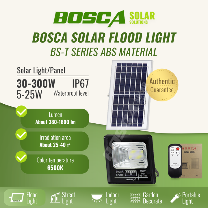 BOSCA Solar Flood Light BS-T 30W 50W 100W 200W 300W IP67 solar flood ...