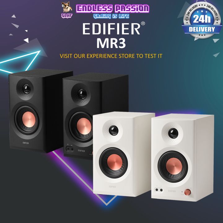 Edifier MR3 Powered Studio Monitor Speakers 42W | Lazada Singapore