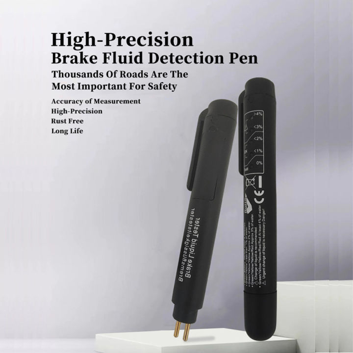 Brake Fluid Liquid Tester Pen Oil Quality Check Pen Oil Analyzer with 5 ...