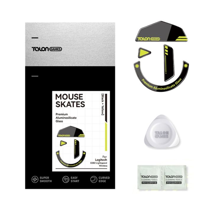 TALONGAMES 0.8mm Glass Mouse Feet Mouse Skates for Logitech G502 ...