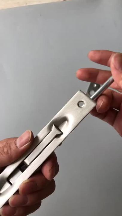 [FINEWE]304สแตนเลสสตีลซ่อน Bolt Security ประตูในตัว Latch Lock Embedded ...