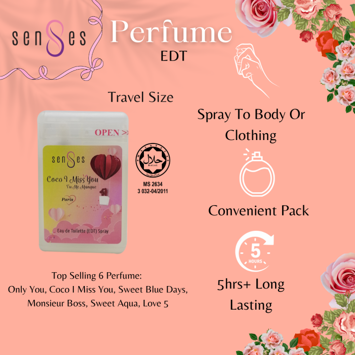 Perfume EDT Eau De Toilette Perfume Senses | Lazada