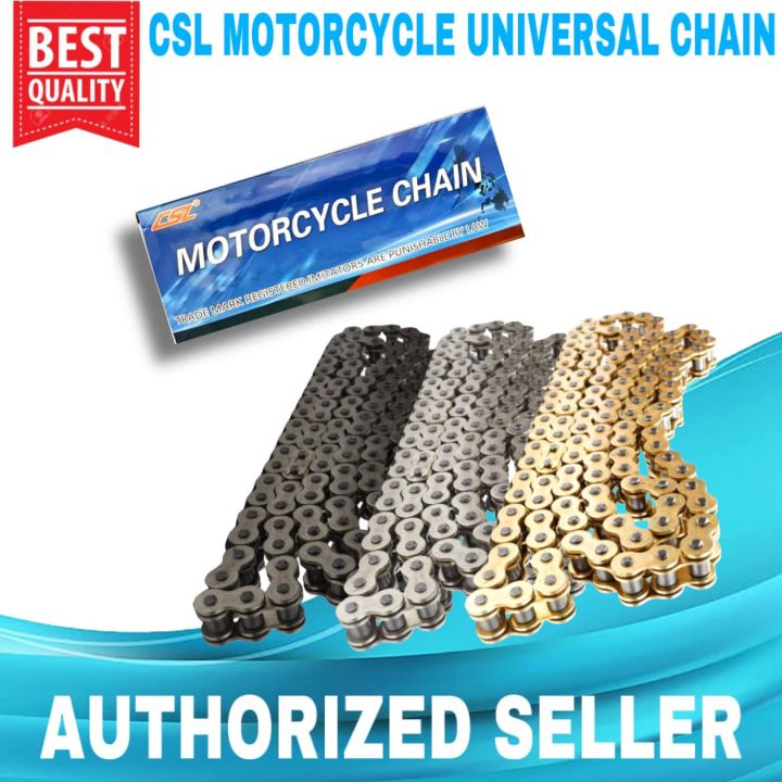 CSL Universal Motorcycle Chain ( Silver / Gold / Black ) | Lazada PH