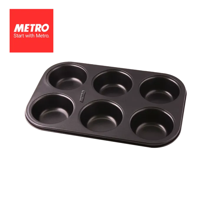 Metro Bakewares Muffin Pan Aluminum Non Stick - 32x21.5x3.8CM MB 5539 ...