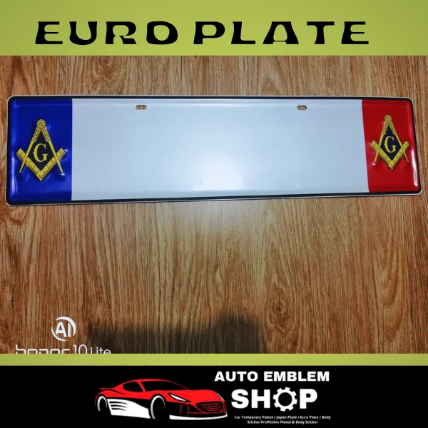 Euro Plate Personalized and Custom Made Car License Plate | Lazada PH