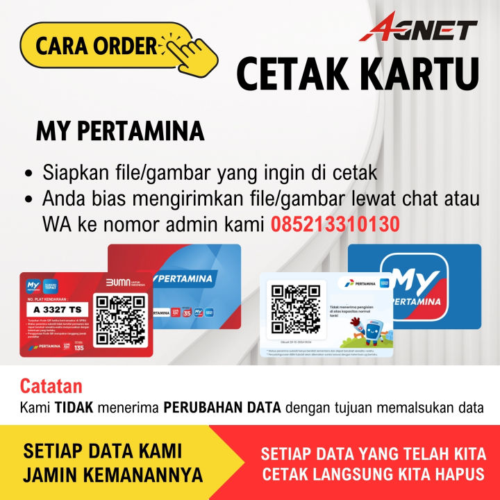 Cetak Kartu My Pertamina bahan Pvc tebal / cetak barcode pertamina ... Cetak Kartu My Pertamina bahan Pvc tebal / cetak barcode pertamina ...