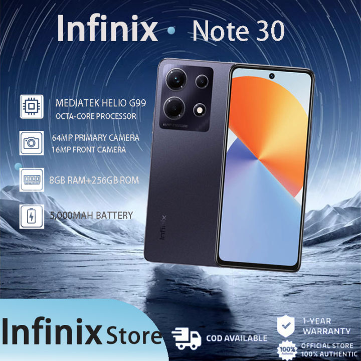 Infinix Note 30 Cellphone big sale original 2023 Android phone mobile ...