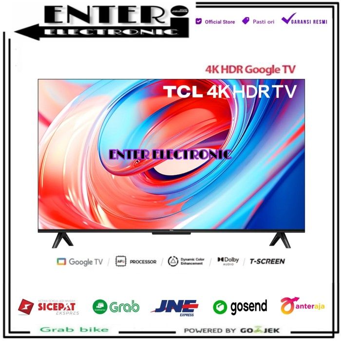 TCL 43V6B 50V6B 55V6B 65V6B - LED 4K UHD GOOGLE TV 43 50 55 65 75 INCH - 43 INCH 43V6B | Lazada ...