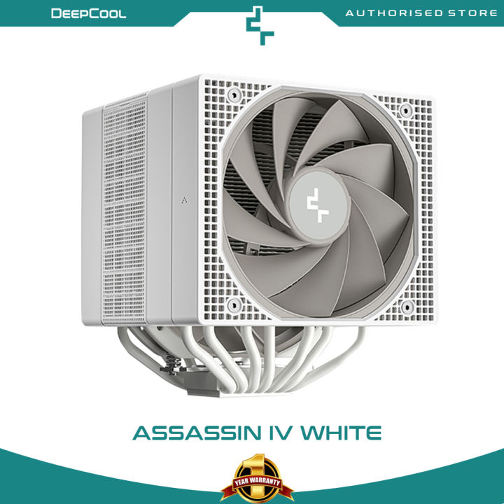 DEEPCOOL ASSASSIN IV WHITE Premium CPU Air Cooler, Dual-Tower, 120 ...