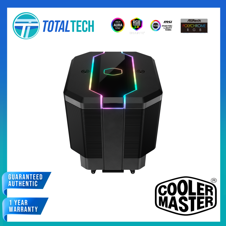 Cooler Master MasterAir MA620M Dual Tower ARGB High Performance CPU Air ...