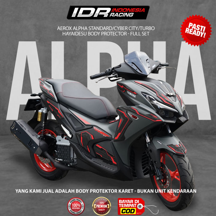 Hayaidesu Yamaha Aerox Alpha Turbo Cyber City Standard Full Set Cover ...