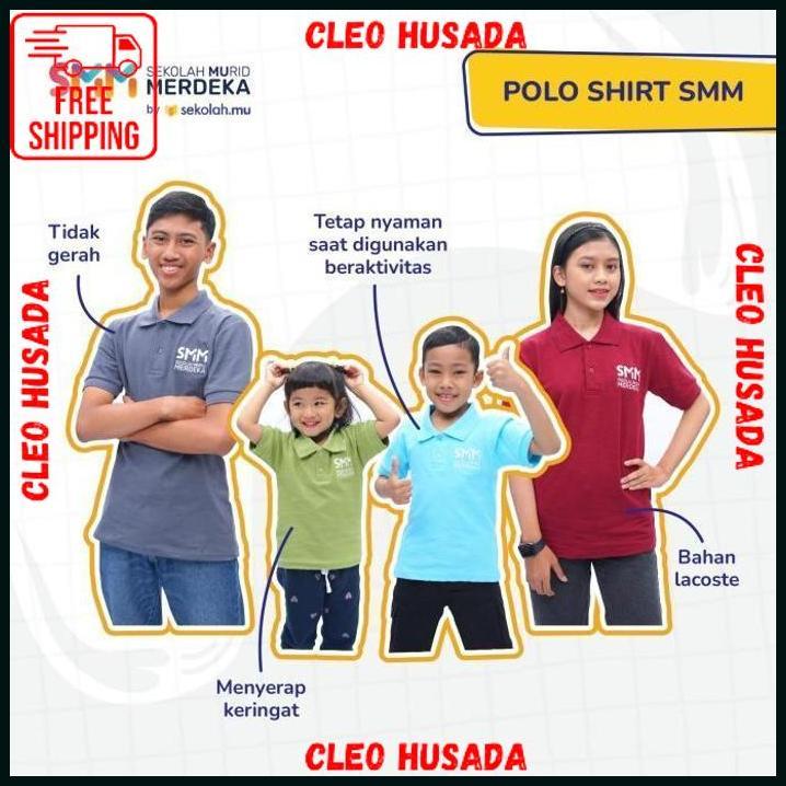 Seragam Polo Shirt Paud Sekolah Murid Merdeka Dijamin Puas | Lazada ...