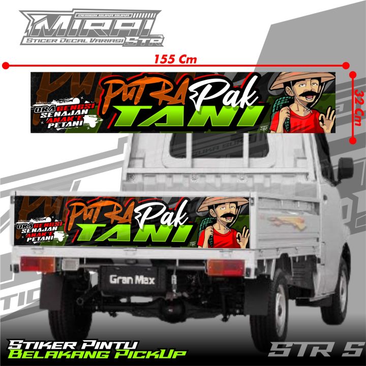 Stiker Bak Pintu Belakang Mobil Pick Up Grandmax,L300,Carry Ts,New ...