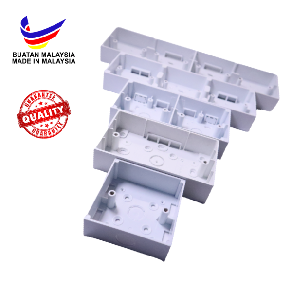 Wira 3x3, 3x6, 3x7, 3x10, 3x13 Wira Pvc Nut Box Electrical Wiring Box ...