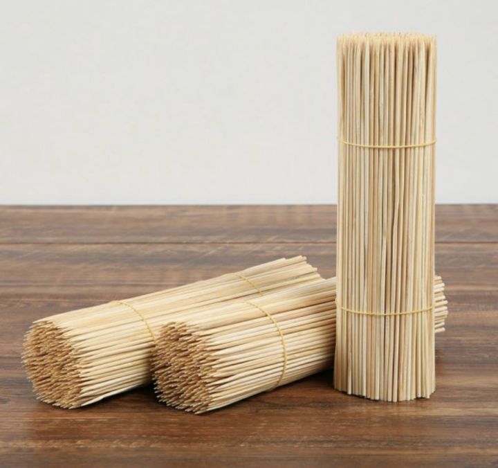 (SG Shop) Bamboo Skewer / Satay Sticks wooden stick 15/20cm (60/100pc ...