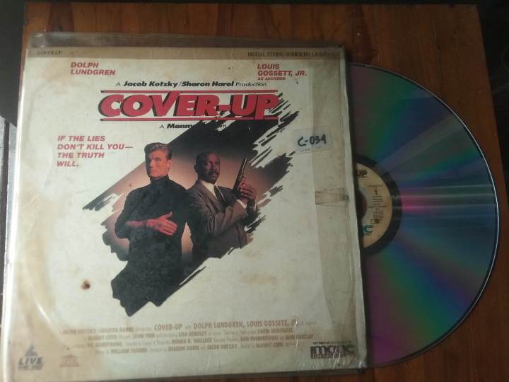 KASET LASER DISC JUDUL COVER-UP Kaset jadul Original terbit Tahun 1991 ...