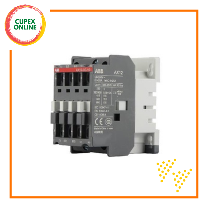 ABB AX12 Contactor 12A 3P | Lazada