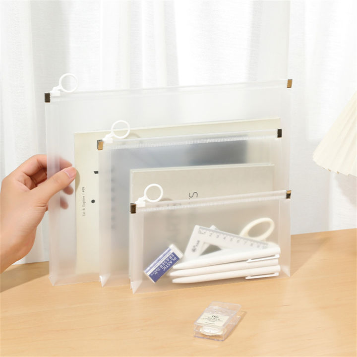 File Bag Transparent Plastic A4 Size A5 Size B6 Size | Lazada PH