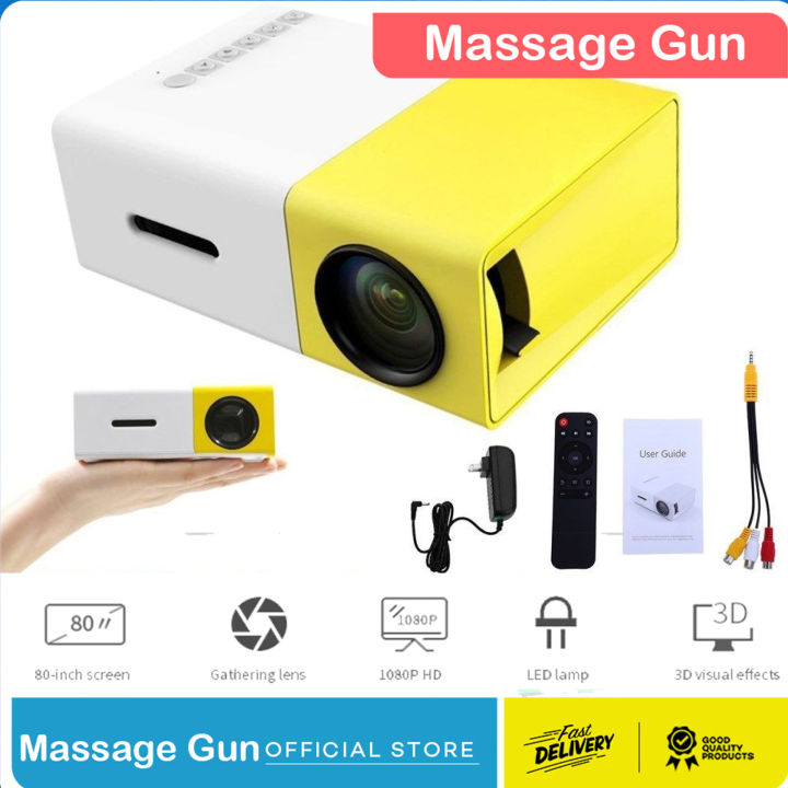 NEW Projector Y300 Mini Portable Projector Screens HD 1080P LED HDMI ...