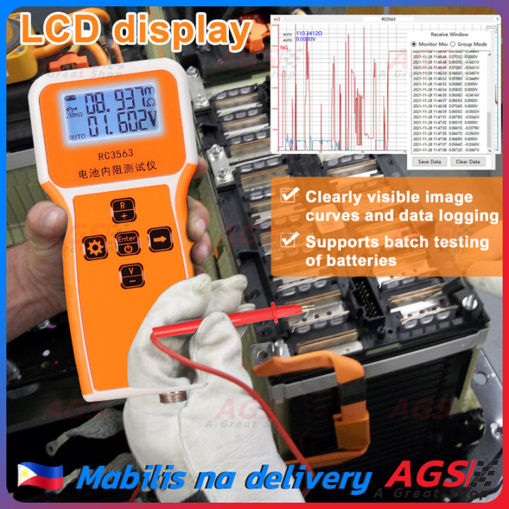 Probe high-precision internal resistance tester, Lithium Lead Acid ...
