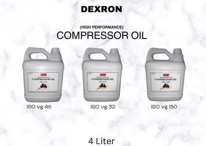 DEXRON HIGH PERFORMANCE 4 Liter COMPRESSOR OIL ISO VG 32, 46, 68,100, AND 150 | Lazada PH