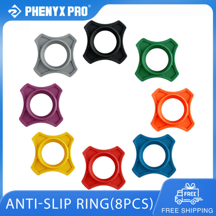 Phenyx Pro 1 Set Assorted Color Rubber Anti-rolling Protection Rings ...