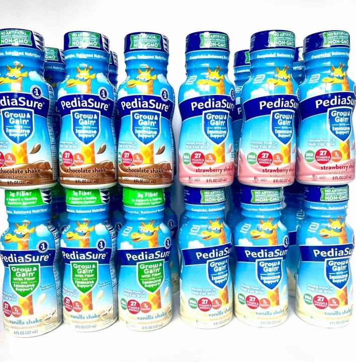 PediaSure GROW&GAIN With Immune Support 8 Oz (3g fiber Vanilla shake ...