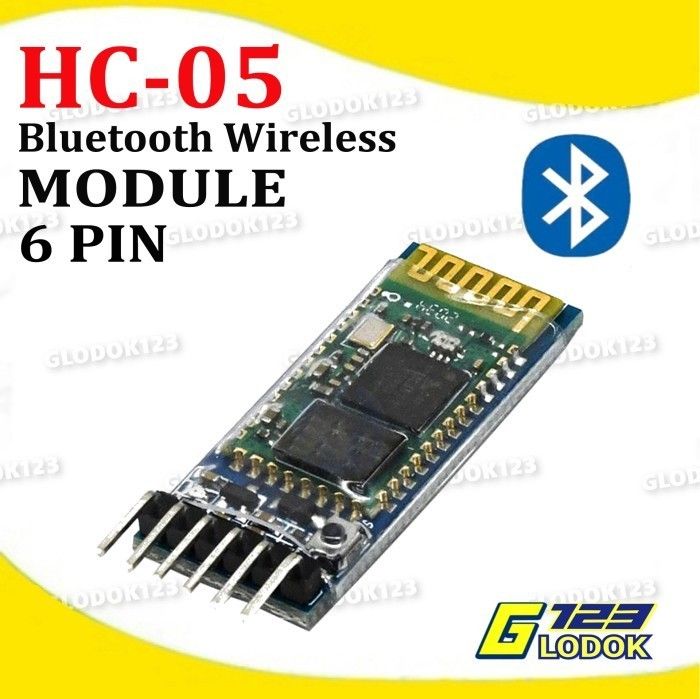 Hc 05 Hc05 6 Pin Bluetooth Transceiver Modul Wireless Arduino Uno Mega