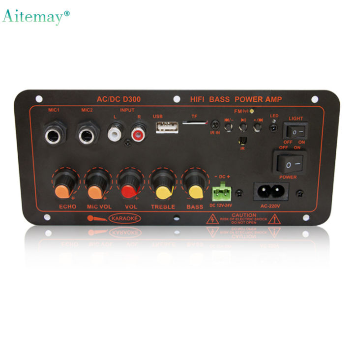 Aitemay DC12V 24V Bluetooth 5.0 Audio Amplifier Board 200W 600W Dual ...