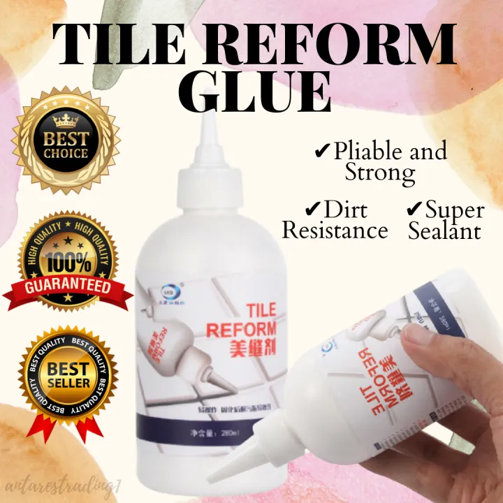 Best Seller 280ML Waterproof TILE REFORM GLUE | Mouldproof Tile Reform ...
