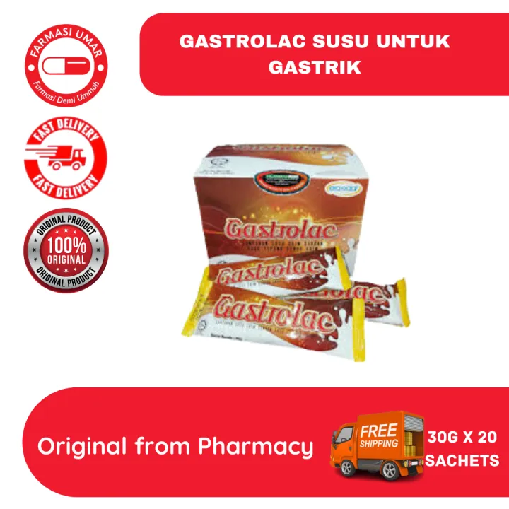 Susu Gastrolac Rawat Masalah Gastrik, Angin Dan Sistem Penghadaman 30G ...