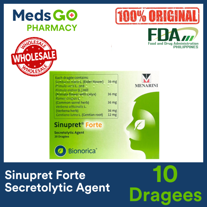 SINUPRET FORTE Dragee - 10 Dragees | Lazada PH