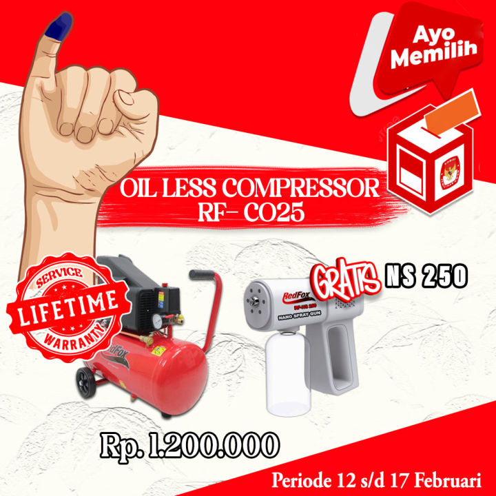 Your Personal Care Kompresor Oilles 1hp 25liter