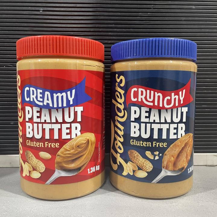 Founders Creamy / Crunchy Peanut Butter 1.36kg | Lazada PH