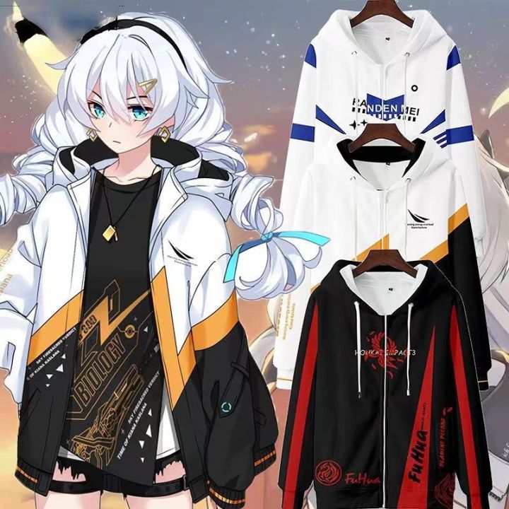 Anime Honkai Impact 3 Men Hoodies Sweatshirts 3d Seele Vollerei Kiana Kaslana Yae Sakura Fu Hua
