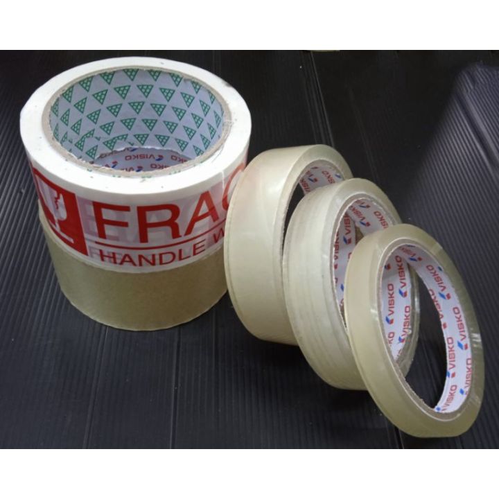 ***Ready Stock***VISKO OPP Tape Transparent /Packaging Tape/ Fragile ...