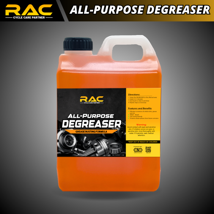 RAC Bike/Motorcycle/Car 1Liter All Purpose Degreaser | Lazada PH
