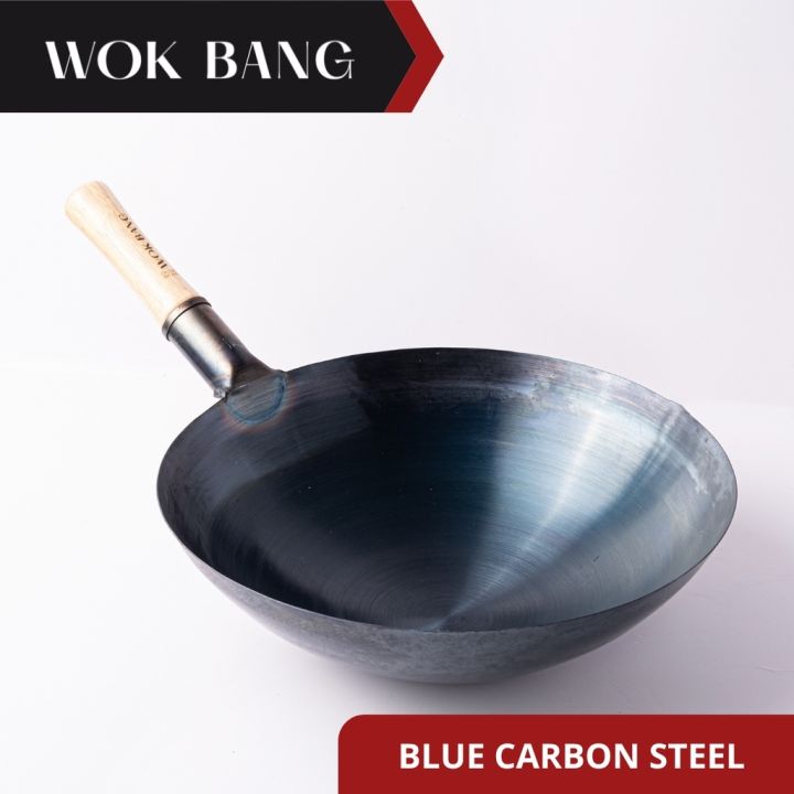 [Hot sales] Wok Bang Blue Carbon Steel Non Stick Pan | Lazada PH