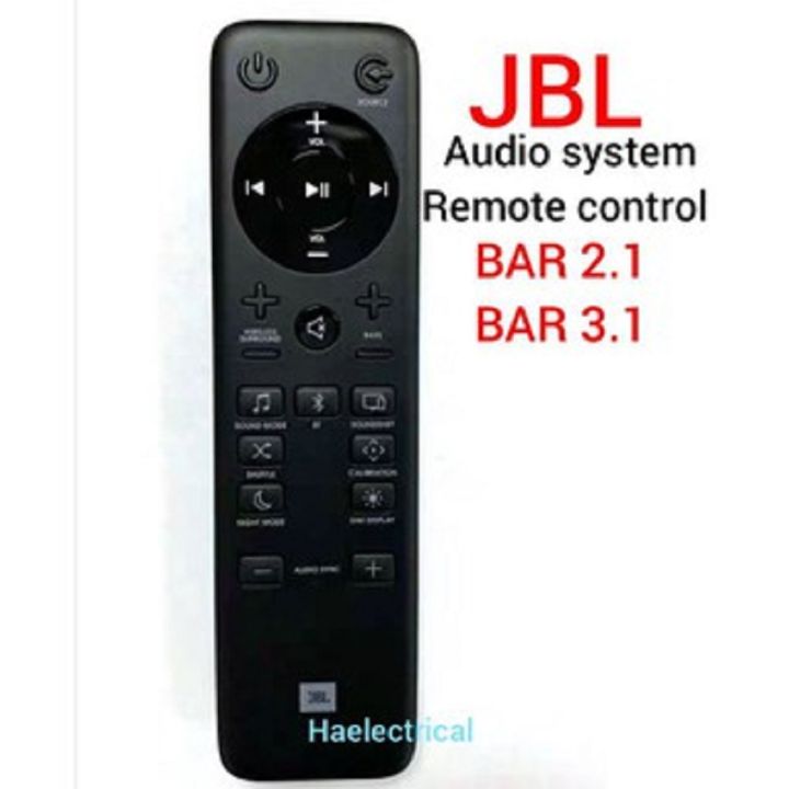 JBL AUDIO SYSTEM REMOTE CONTROL BAR2.1 BAR3.1 | Lazada