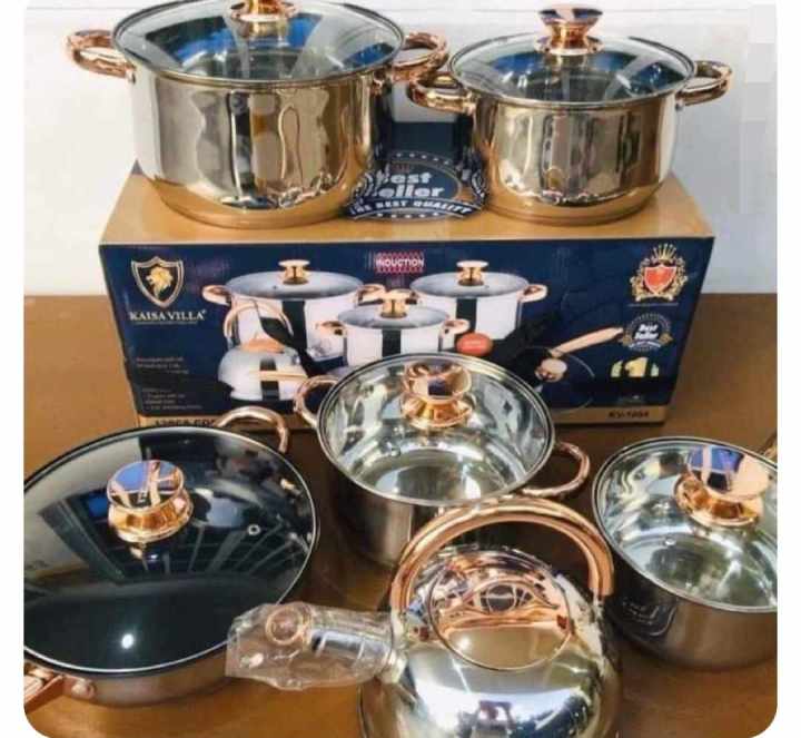 Original 12pcs KAISA VILLA Cookware Set Stainless Induction KITCHENWARE ...