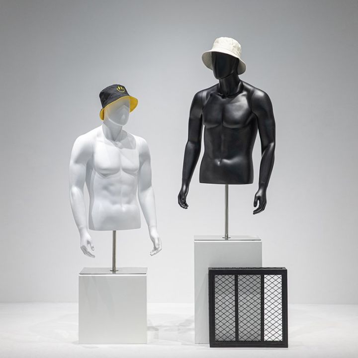 Model props, men's upper body underwear, mannequin stand, clothing ...
