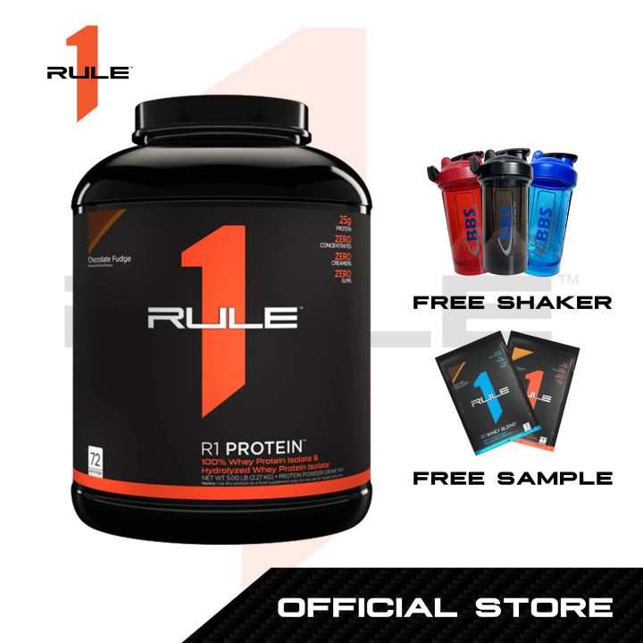 R1 Protein 100% Whey Hydrolyze Isolate 5lbs (72 Servings) - 0g Sugar ...